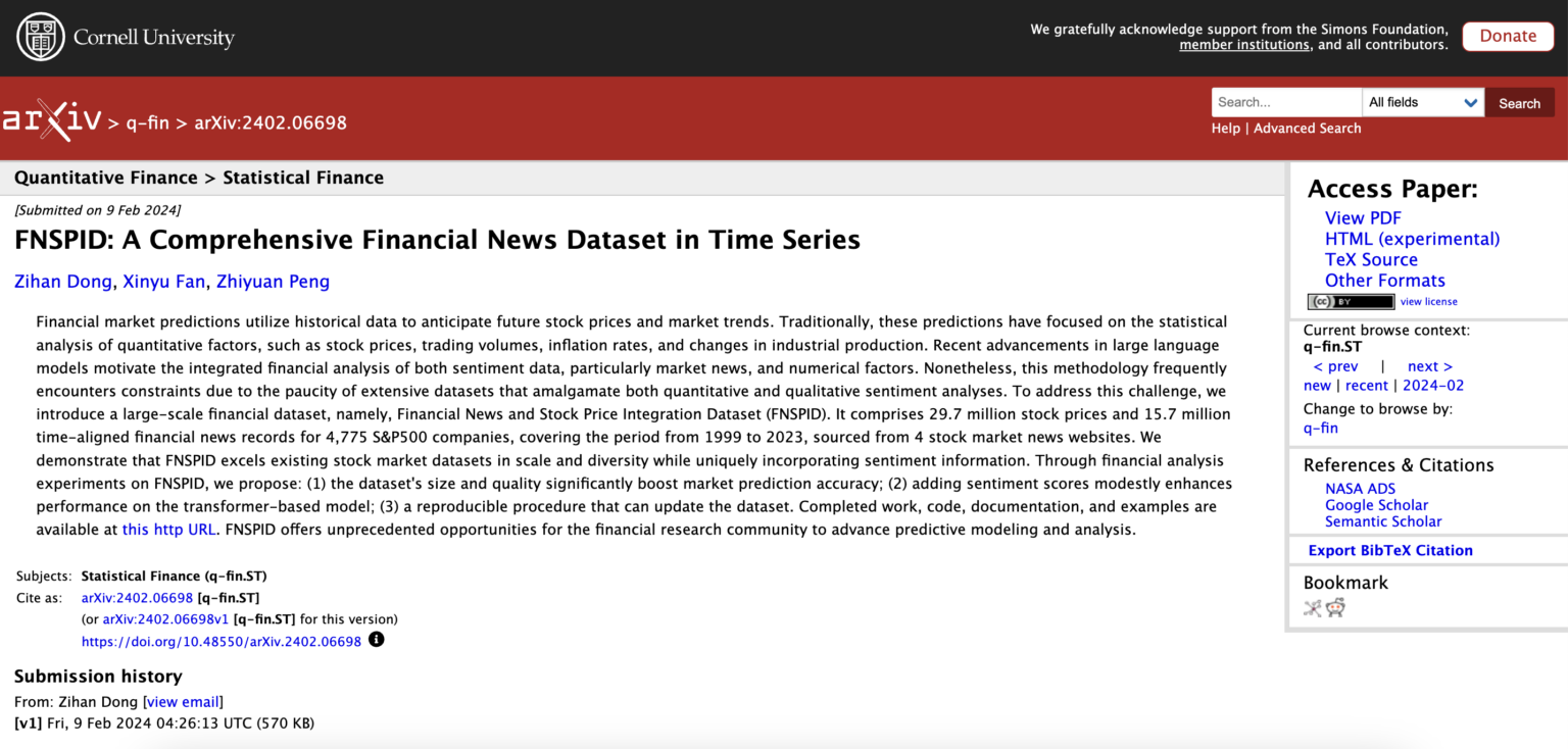 Stock Market Datasets for Machine Learning - unidata.pro